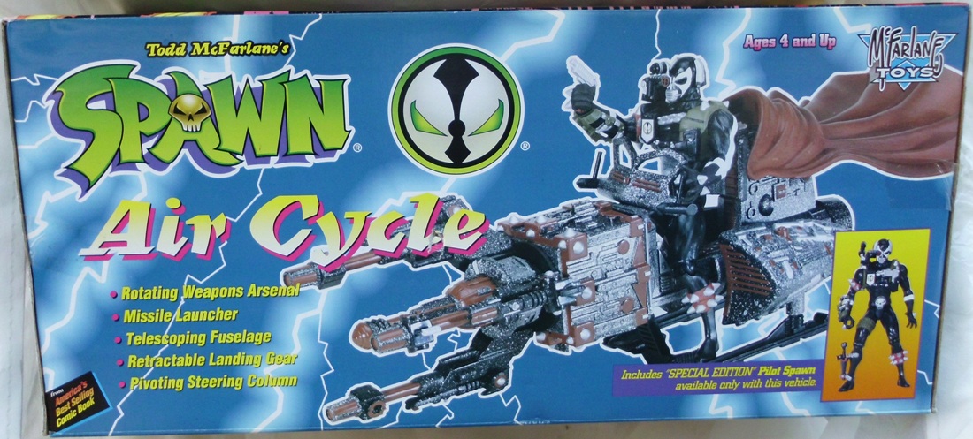 1995 Mcfarlane Toys - Spawn Air Cycle (SE Pilot Spawn Deluxe Set)