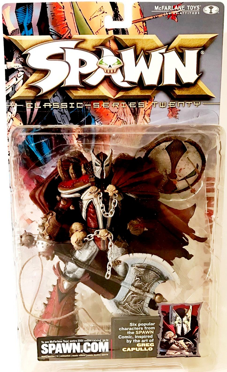 2001 Spawn - Medieval Spawn III (Silver Axe) "Classic Series-20"