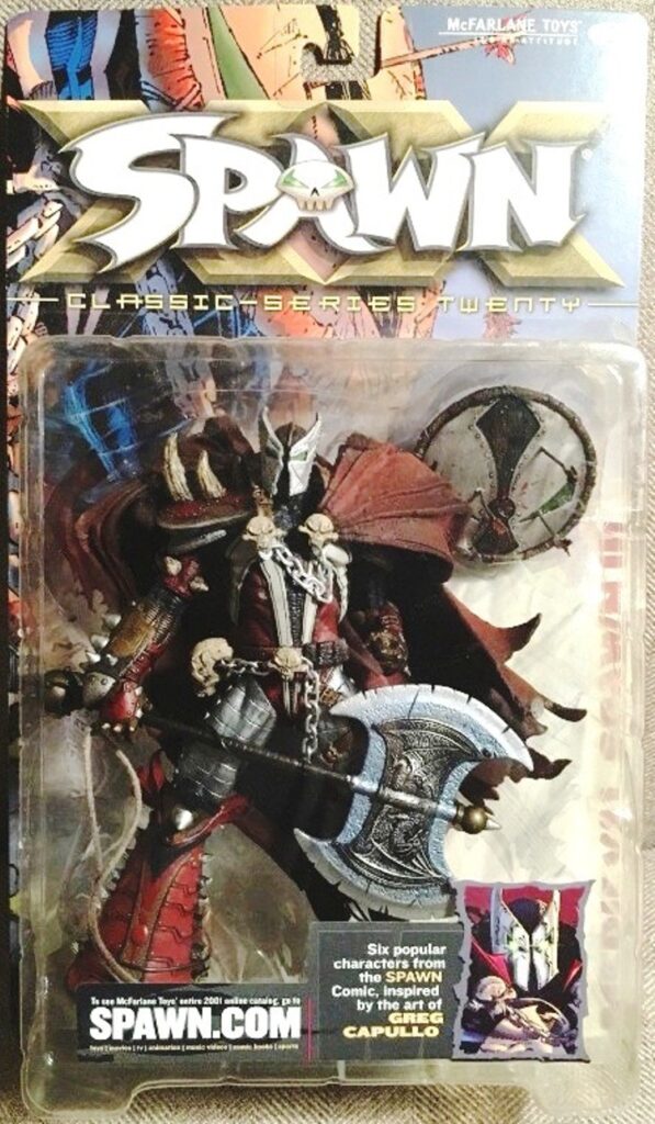 2001 Spawn - Medieval Spawn III (Silver Axe) "Classic Series-20"