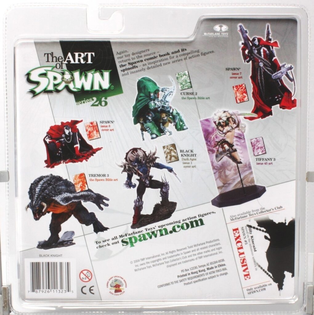 2004 Spawn - Black Knight 3 (#1 Cover Art-The Art Of Spawn) S-26