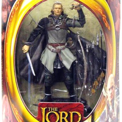 2003 Helm's Deep Legolas w/Skateboard (Variant) w/o Elvish Runes