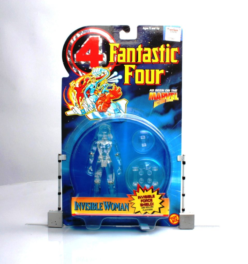 1995 Invisible Woman w/Invisible Force Shield & Rolling Platform