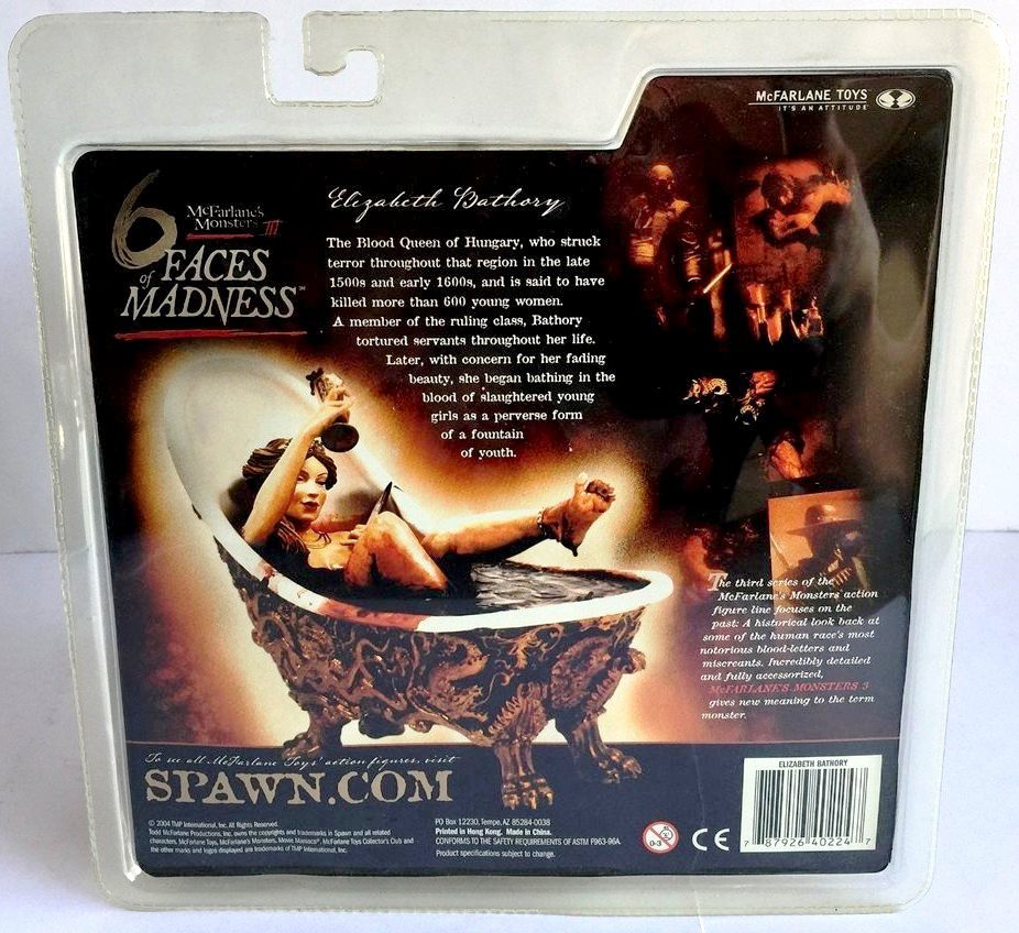 2004 Monsters-Elizabeth Bathory (Blood Bath) 6-Faces of Madness