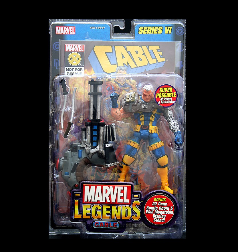 Cable - Comic (Marvel Legends) Series-6 “Rare-Vintage” (2004) | Now And ...