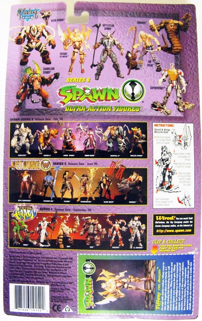 1996 Spawn Tiffany The Amazon "Original-Flesh/Gold Version" S-6