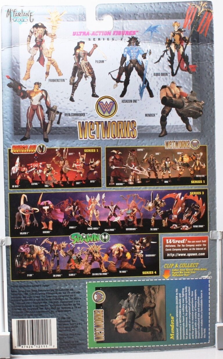 1996 Wetworks - Mendoza ("Flesh w/Chest Tattoo") Ultra Figure S-2