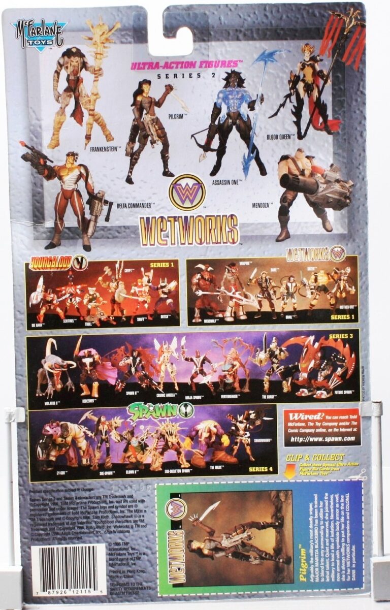 1996 Wetworks - Pilgrim (Variant) Gold Skin Tone Ultra Figure S-2