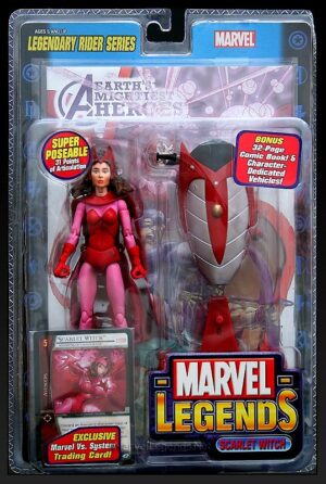 Scarlet Witch "Wanda Maximoff" (Marvel Legends Legendary Riders Series ...