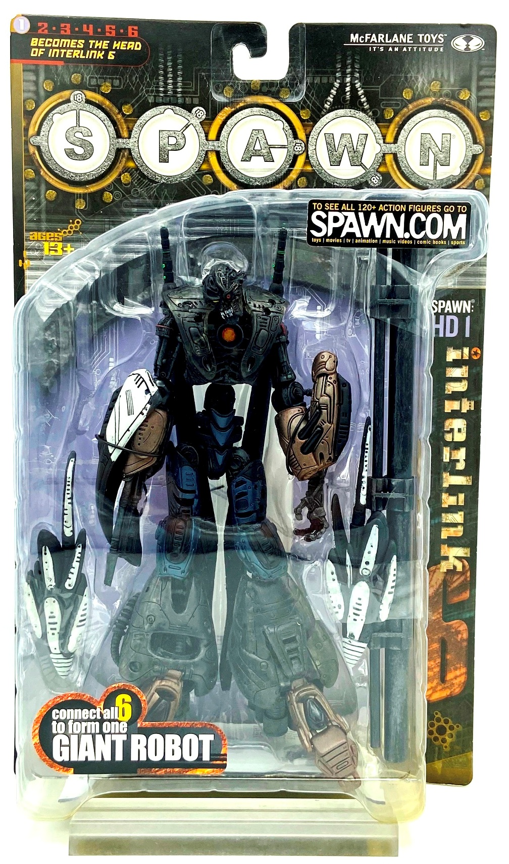 2001 McFarlane Toys Spawn HD1 Interlink 6 Giant Robot “Ltd. Ed."