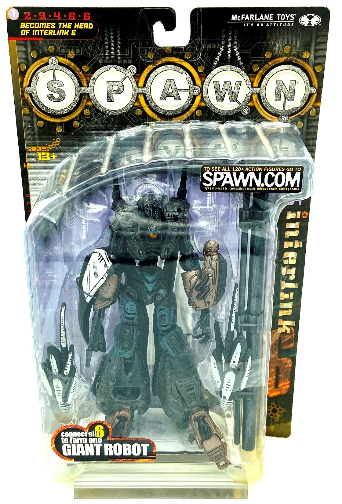 Vintage 2001 McFarlane Toys Spawn Interlink 6 Giant Robot Spawn HD1 ...