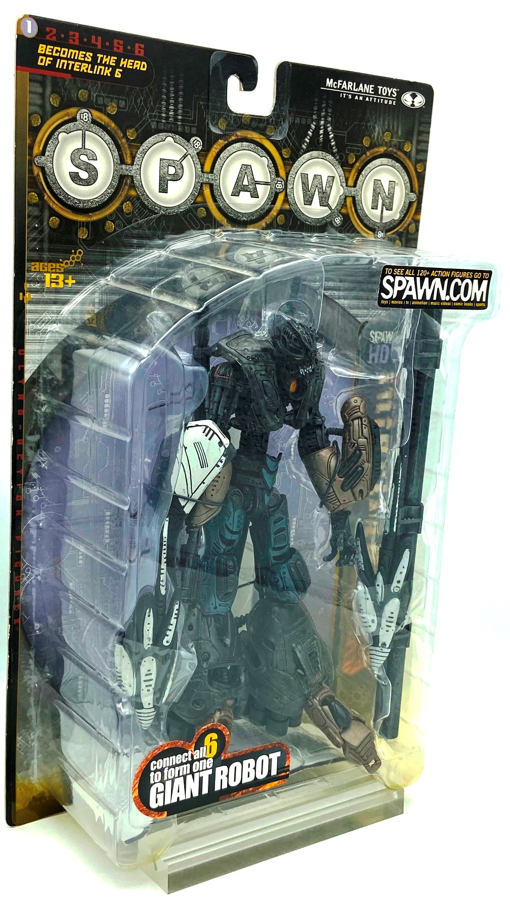 Vintage 2001 McFarlane Toys Spawn Interlink 6 Giant Robot Spawn HD1 ...