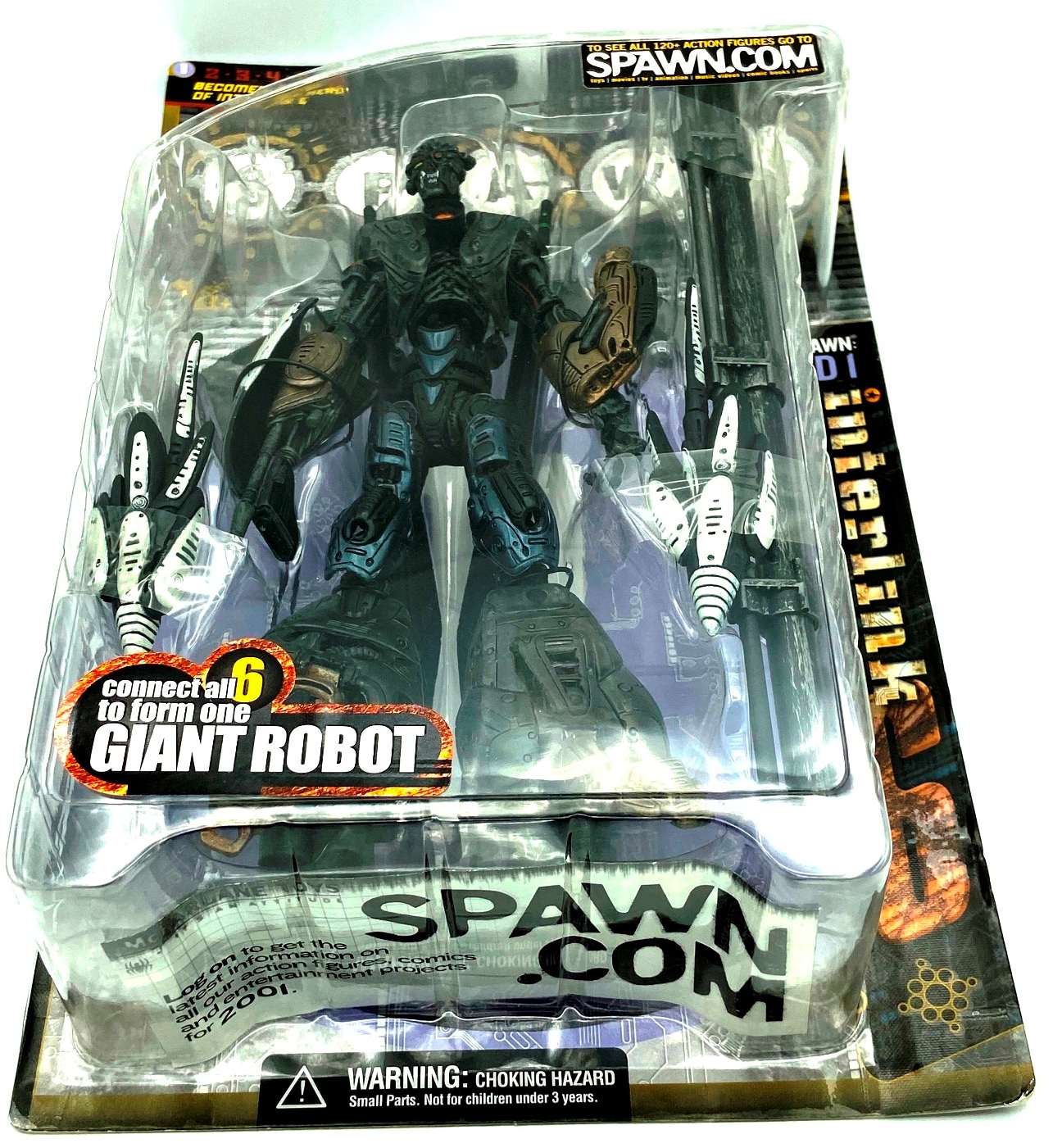 2001 McFarlane Toys Spawn HD1 Interlink 6 Giant Robot “Ltd. Ed."