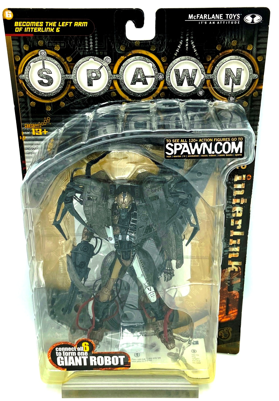 2001 McFarlane Toys Spawn LA6 Interlink 6 Giant Robot “Ltd. Ed."