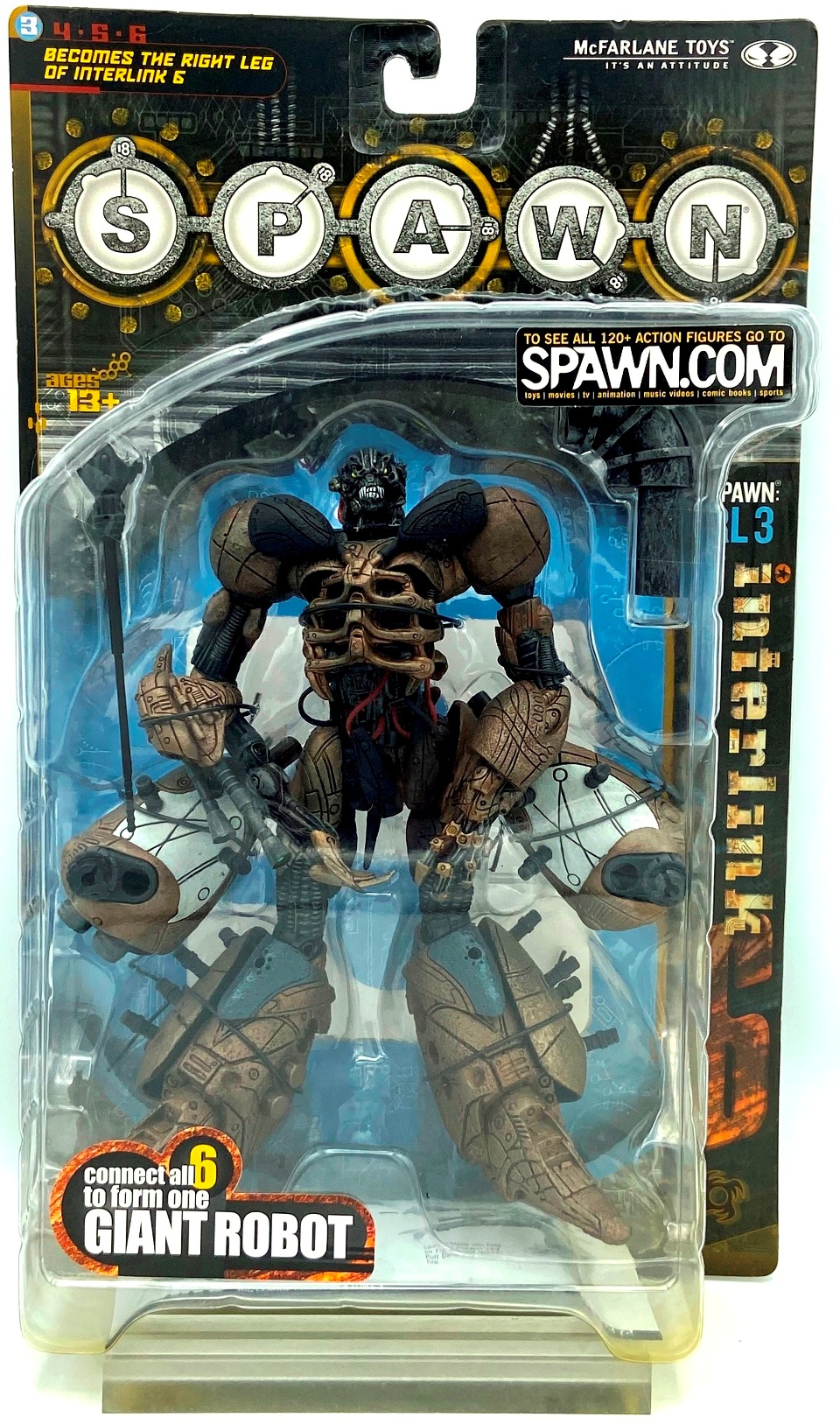 2001 McFarlane Toys Spawn RL3 Interlink 6 Giant Robot “Ltd. Ed."