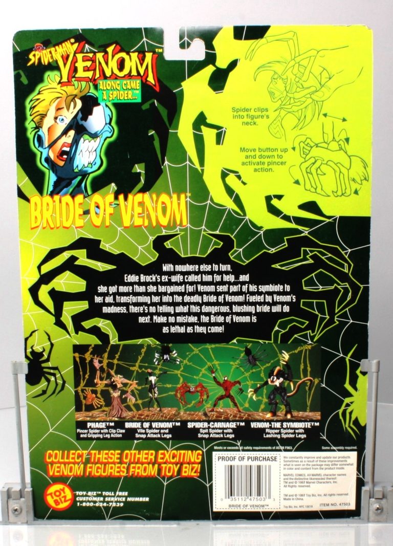 Bride Of Venom "w/Vile The Spider and Snap Attack Legs" (Spider-Man ...