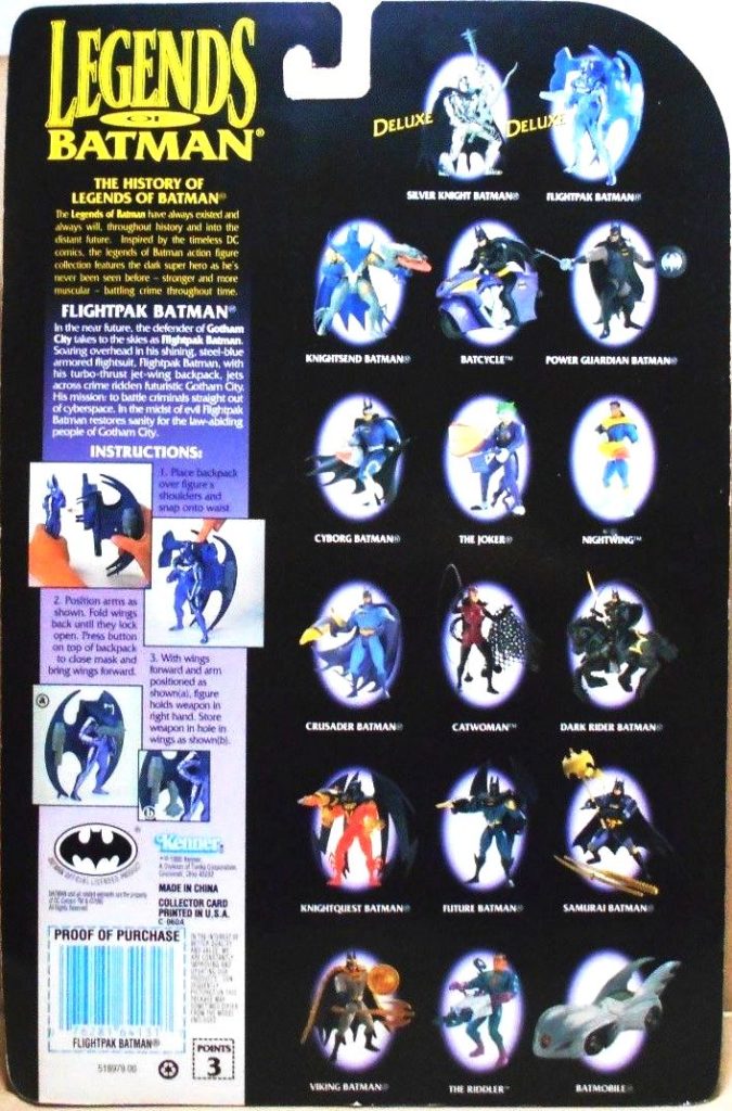 Flightpak Batman with Battle-Ready Jet Wing Action! (Legends Of Batman ...