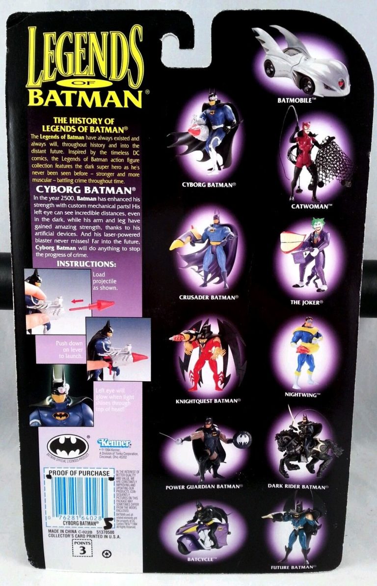 Cyborg Batman with Light-Up Eye And "Lazer" Weapon! (Legends Of Batman ...