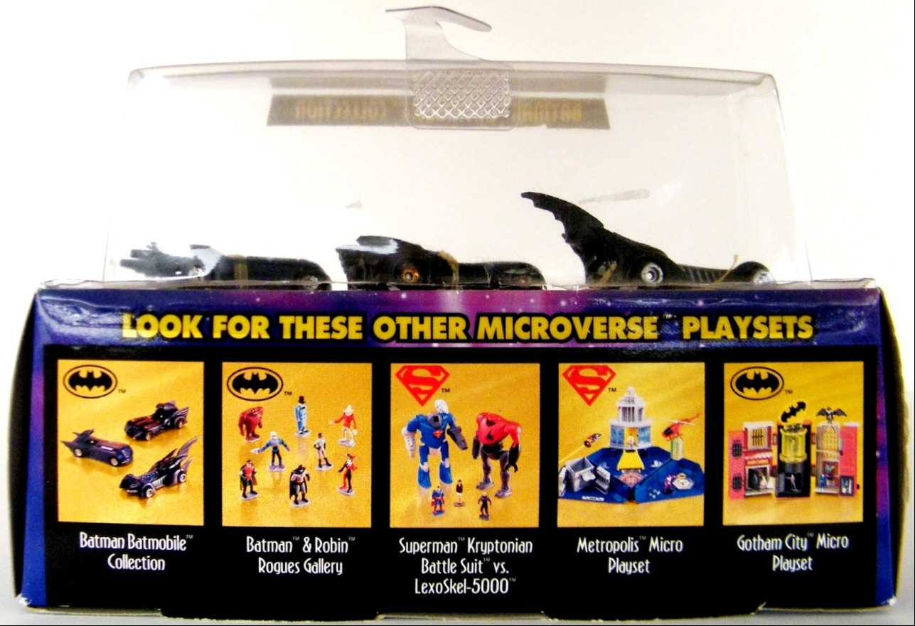 MicroVerse Batmobile Collection “Diecast Metal Action Vehicles ...
