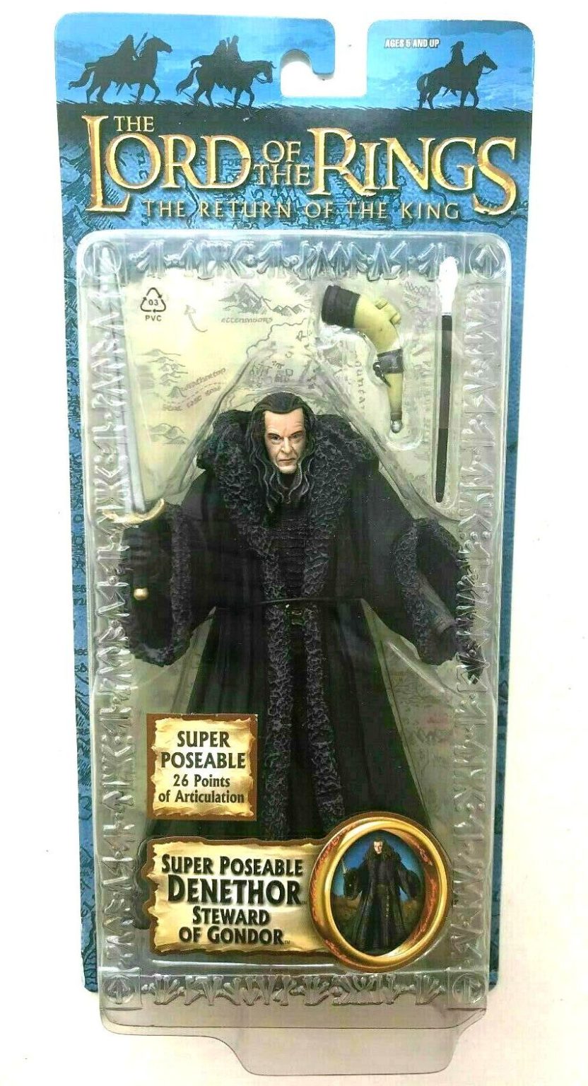 2004 Super Poseable Denethor Steward of Gondor Return Of The King