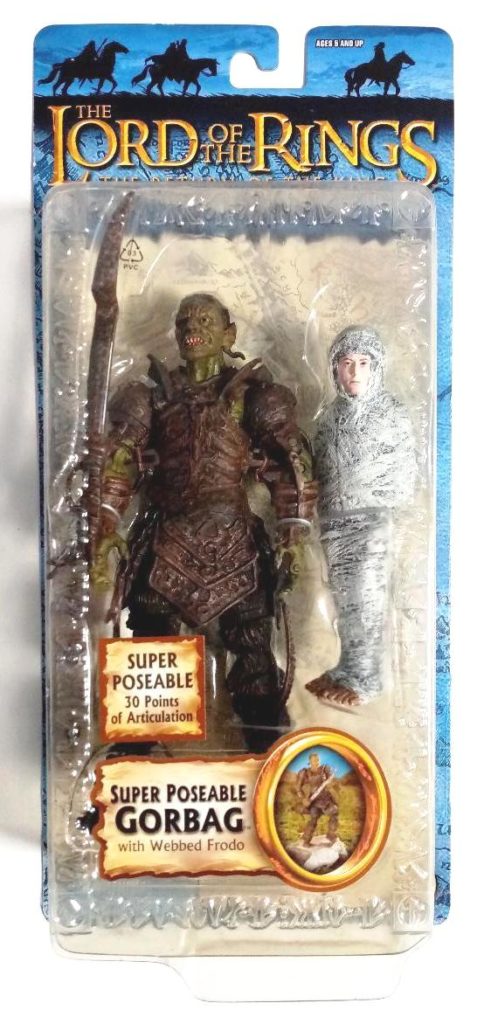 2004 Super Poseable - Gorbag w/Webbed Frodo Trilogy Edition