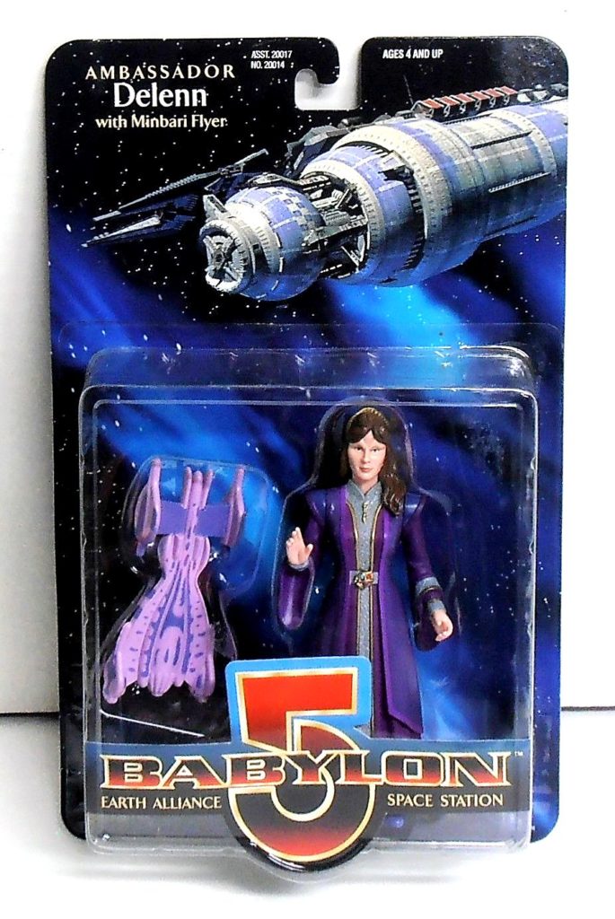 Ambassador Delenn w/"The Minbari Flyer" (Babylon 5 "Exclusive Premiere & WB Toy" Series-1 ...