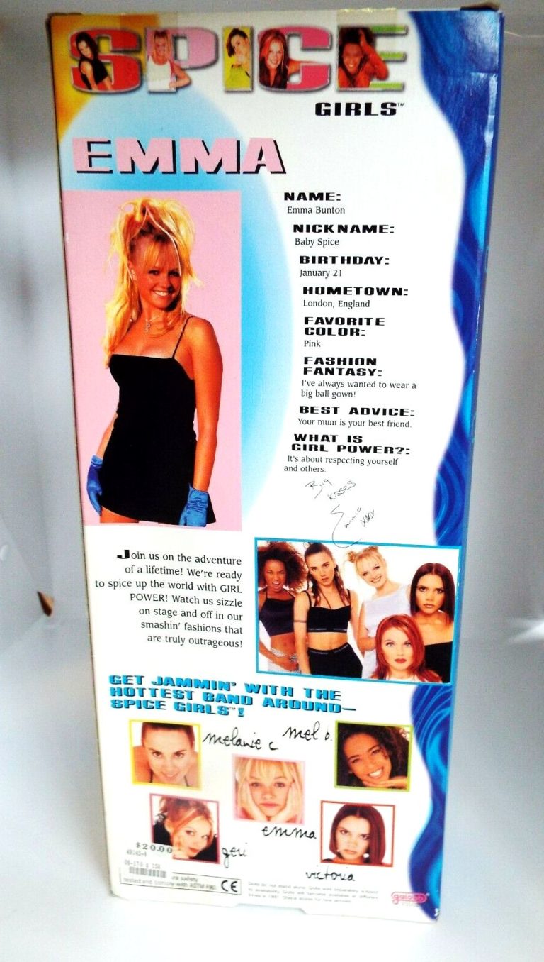 Baby Spice (“Emma Bunton”) Girl Power! 12" Doll (w/Pink Dress) Galoob ...