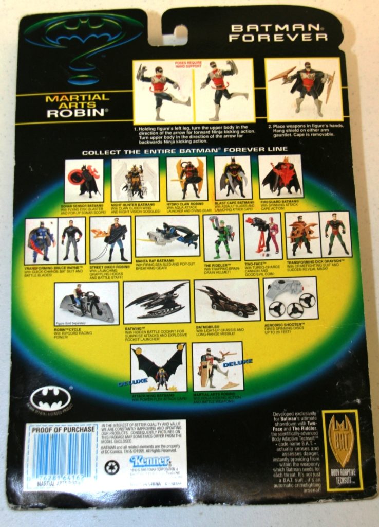 Martial Arts Robin “with Ninja Kicking Action and Battle Weapons ...