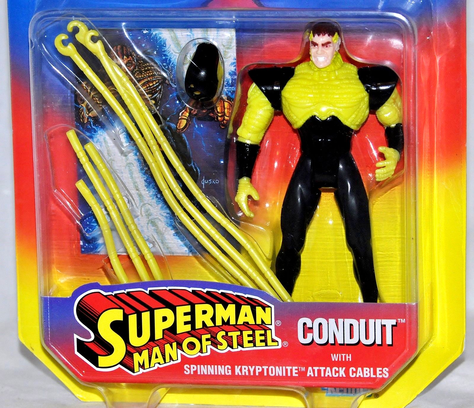 Conduit "w/Spinning Kryptonite Attack Cables" (Superman Man Of Steel ...