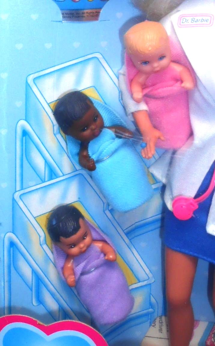 Dr Barbie “With Three Babies” (The Career Collection “Toys R Us ...