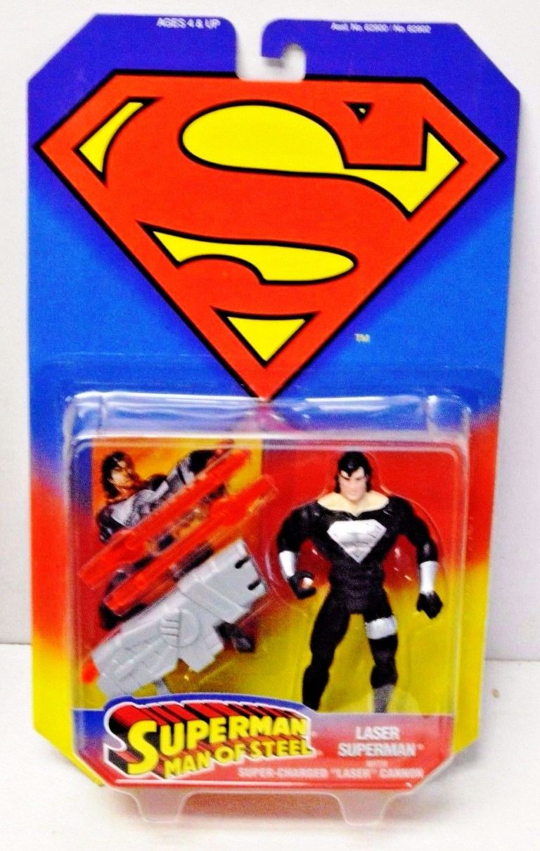 Laser Superman "w/Super Charged Laser Cannon" (Superman Man Of Steel ...