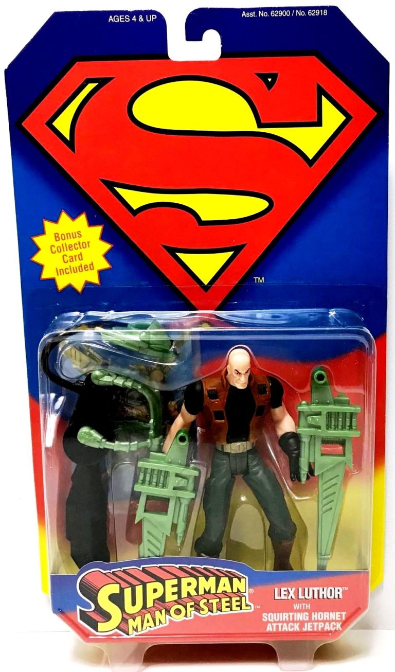 Lex Luthor "w/Squirting Hornet Attack Jetpack" (Superman Man Of Steel ...