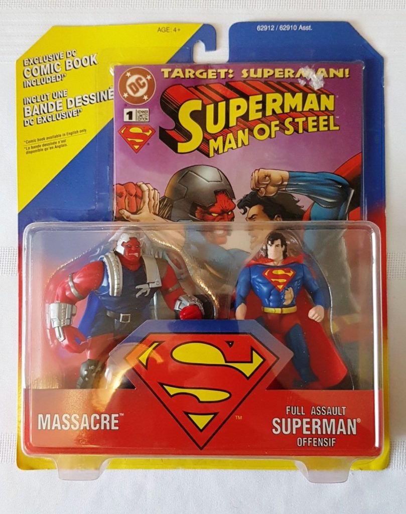 Massacre vs Full Assault Superman “Deluxe 2 Pack w/Exclusive DC Comic ...