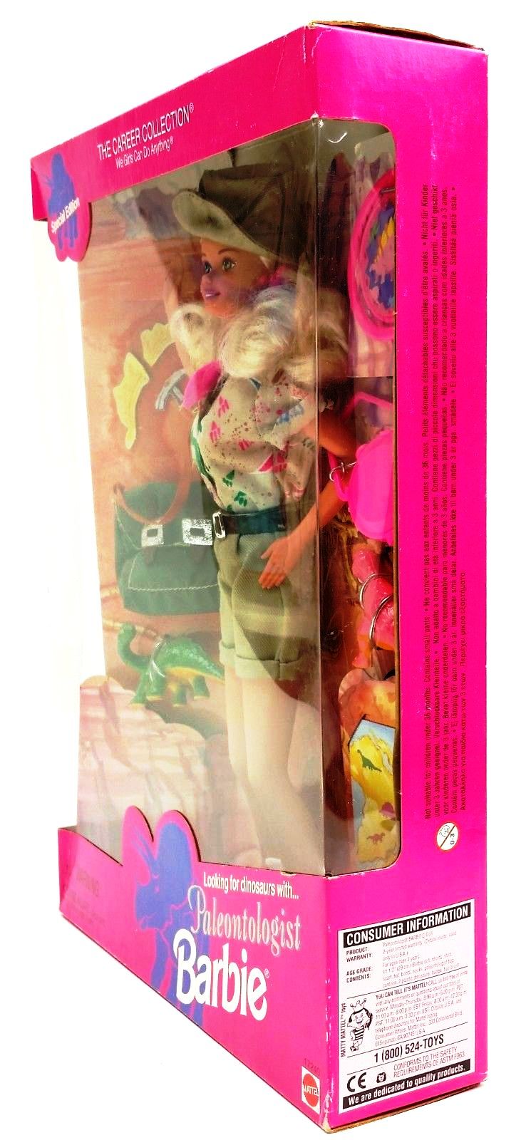 Paleontologist Barbie “Blonde” (The Career Collection “Toys R Us ...