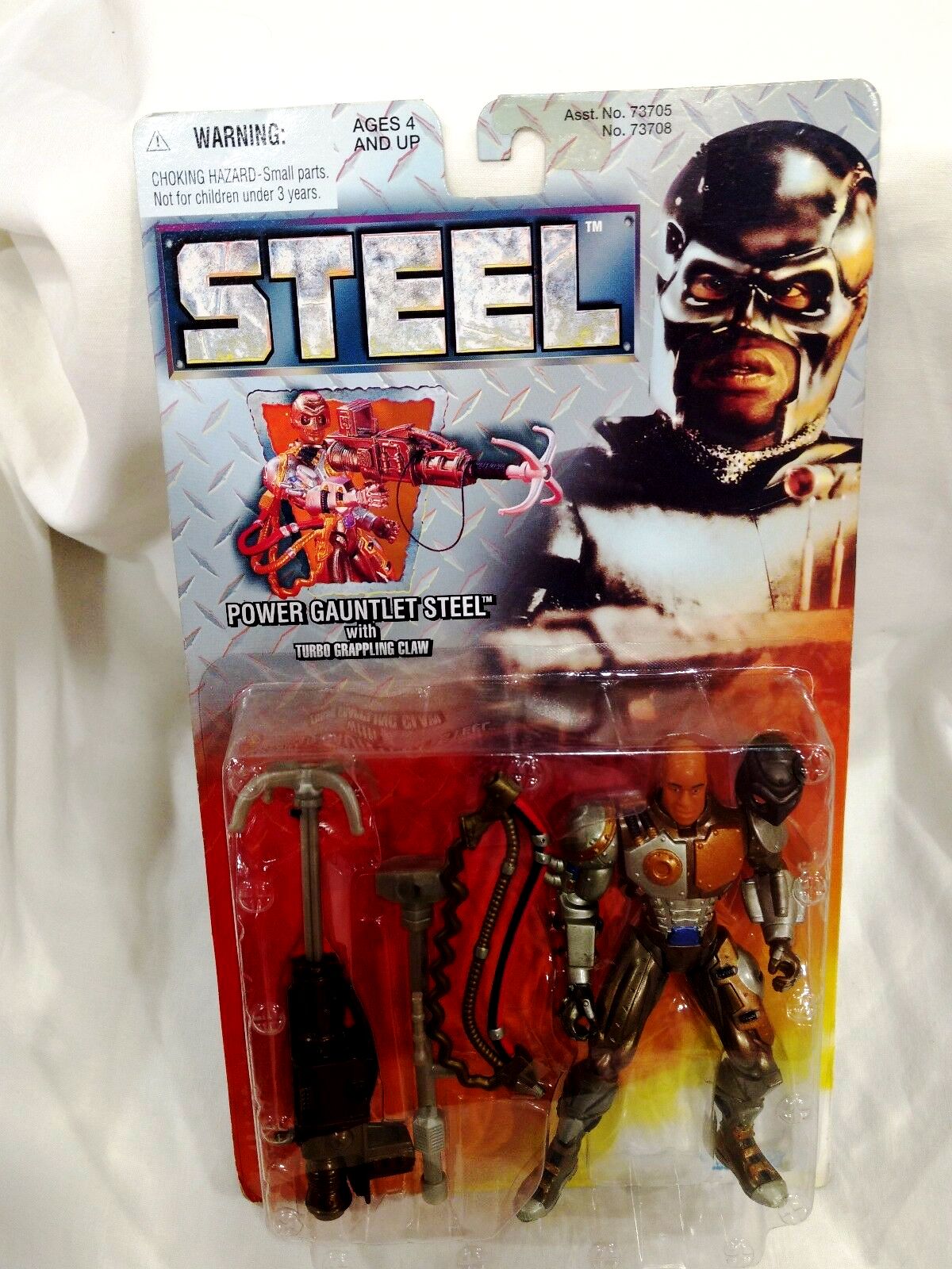 Power-Gauntlet Steel (w/Turbo Grapping Claw!) Action Figure “STEEL ...