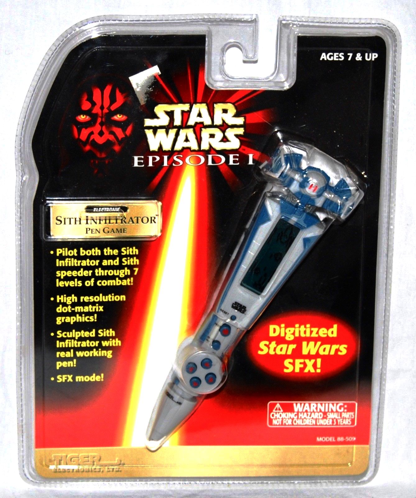 Sith Infiltrator Pen Game “Handheld Electronic Pack! (#00883)” (“Star ...