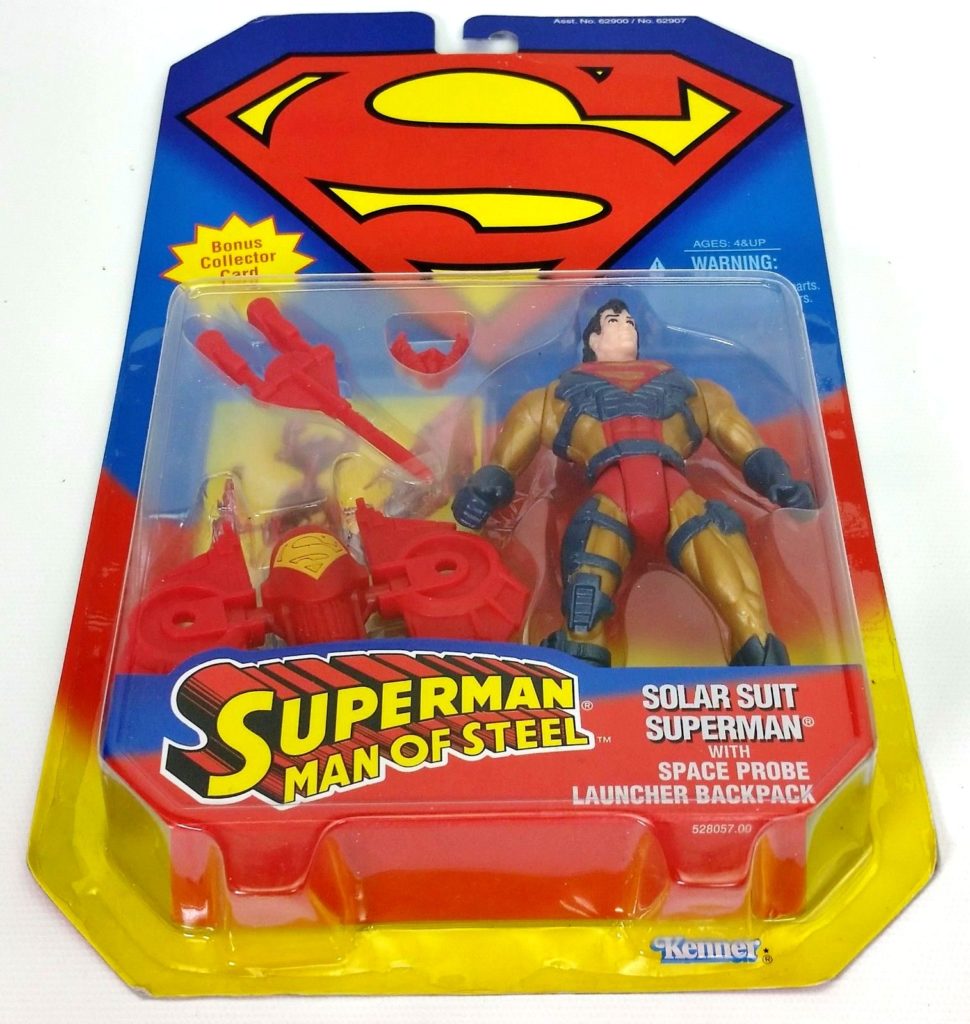 Solar Suit Superman "w/Space Probe Launcher Backpack" (Superman Man Of ...