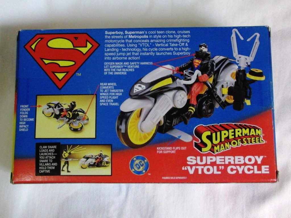 Superboy Vtol Cycle "Hi-Tech Motorcycle/Jump Jet" (Superman Man Of ...