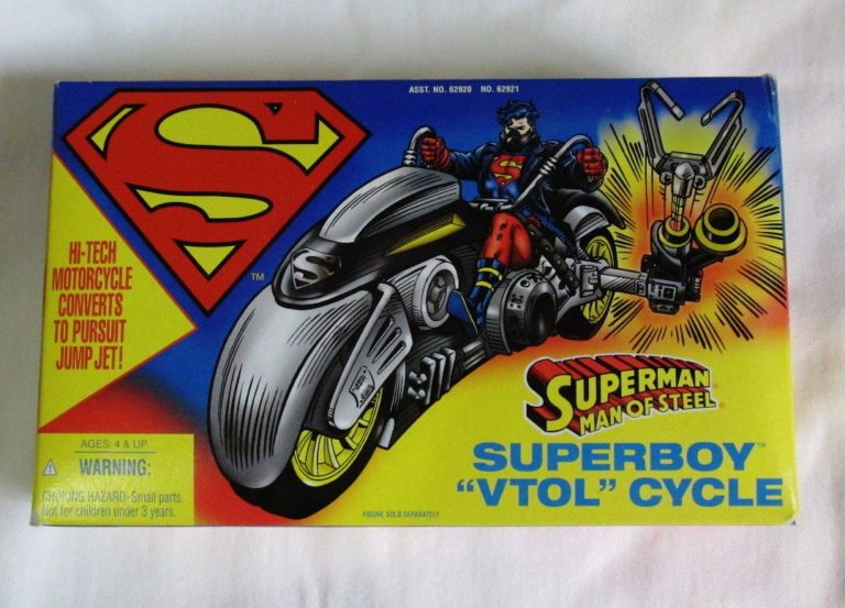 Superboy Vtol Cycle "Hi-Tech Motorcycle/Jump Jet" (Superman Man Of ...
