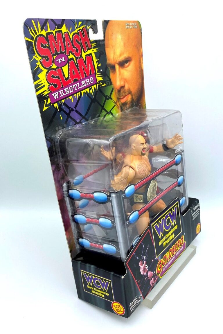 1999 WCW Smash "N" Slam Wrestlers Goldberg w/Masked Wrestler 2 Pk