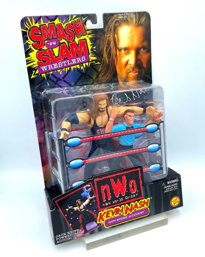 1999 NWO-Red Smash "N" Slam Wrestlers Kevin Nash w/Referee 2 Pack
