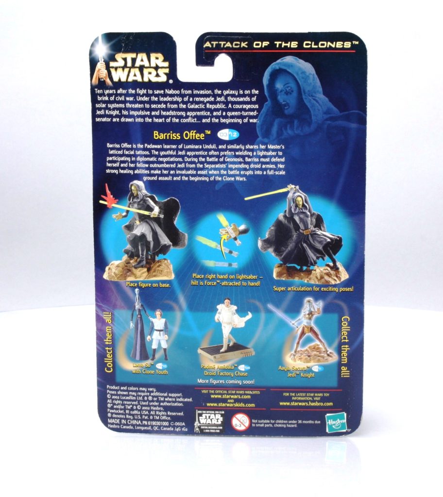 Barriss Offee “Luminara Unduli's Padawan-’03-#12)” (Star Wars “Attack ...