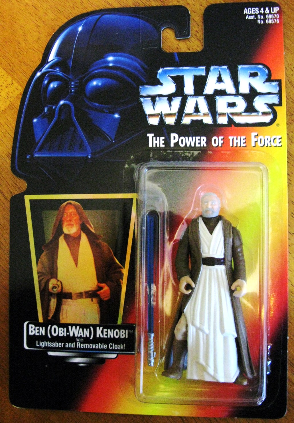 Ben (Obi-Wan) Kenobi “Short Lightsaber w/Half Body-Gold Hologram & Full ...