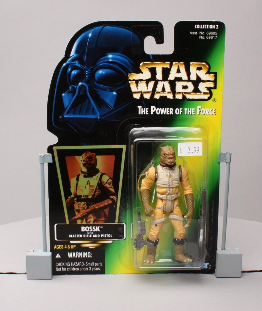 Bossk “Blaster Rifle and Pistol w/Hologram!” #.00 (Star Wars “The POTF ...