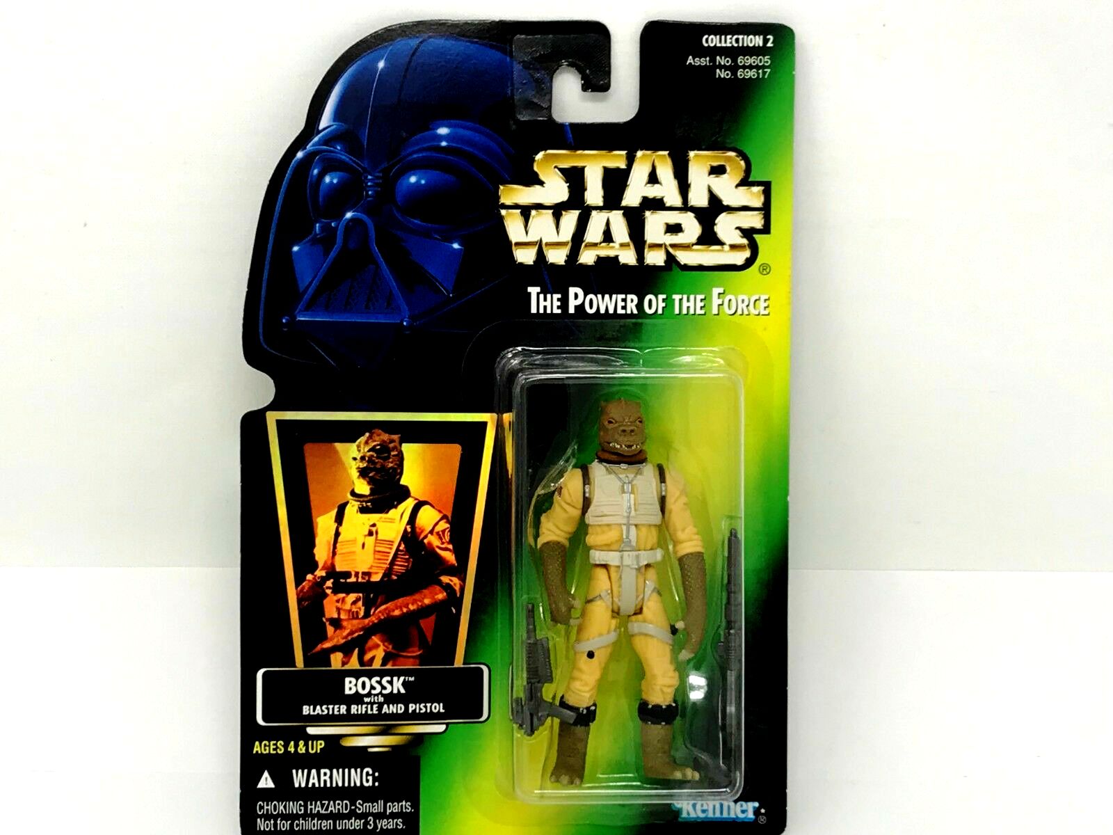 Bossk “Blaster Rifle and Pistol w/Hologram!” #.00 (Star Wars “The POTF ...