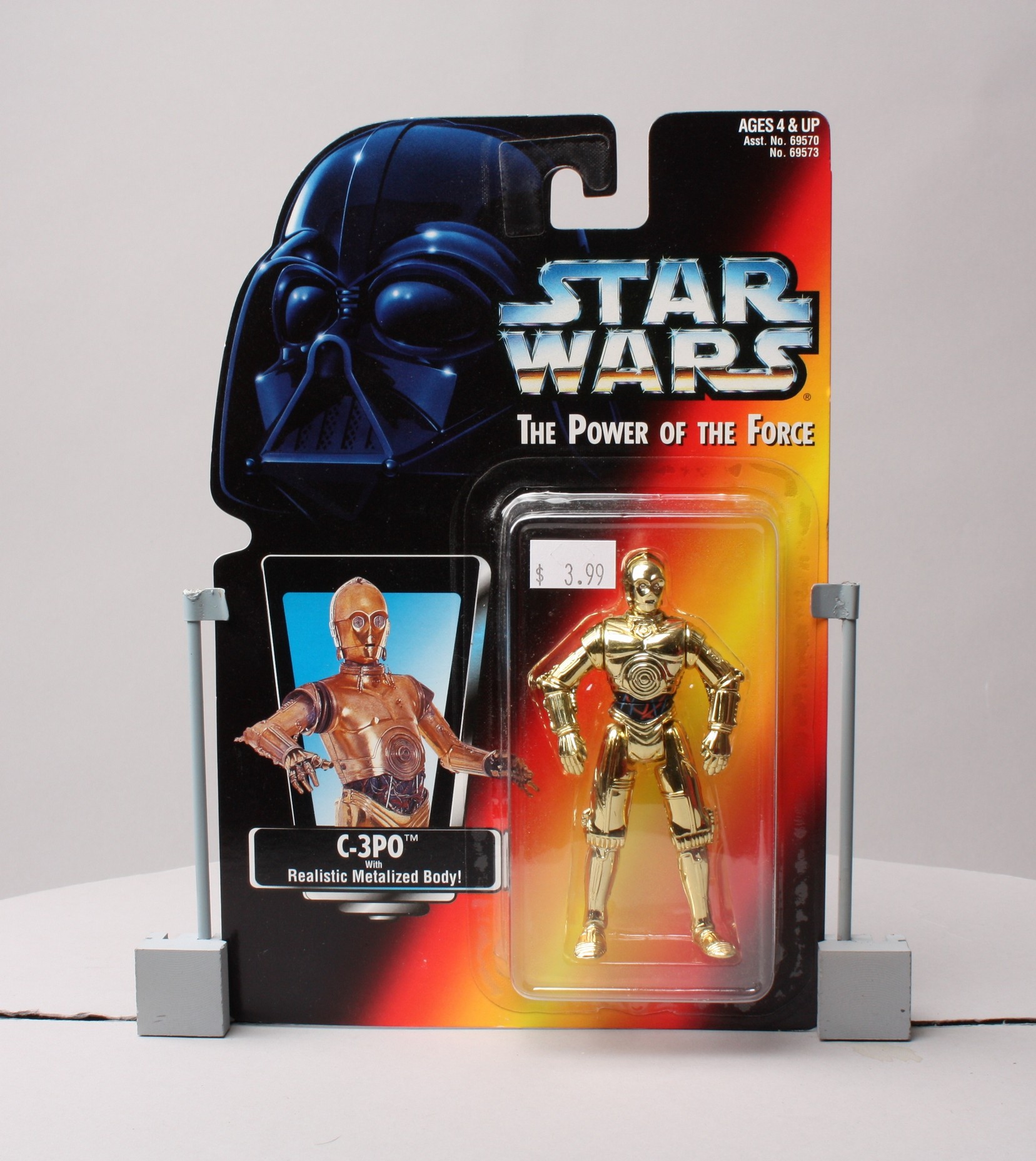 C-3PO “w/Realistic Metalized Body-Non Hologram!” #.00 (Star Wars “The ...