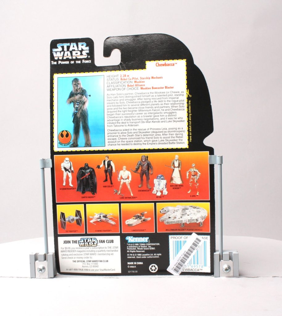 Chewbacca “w/Bowcaster and Heavy Blaster Rifle-Non Hologram!” #.00 ...