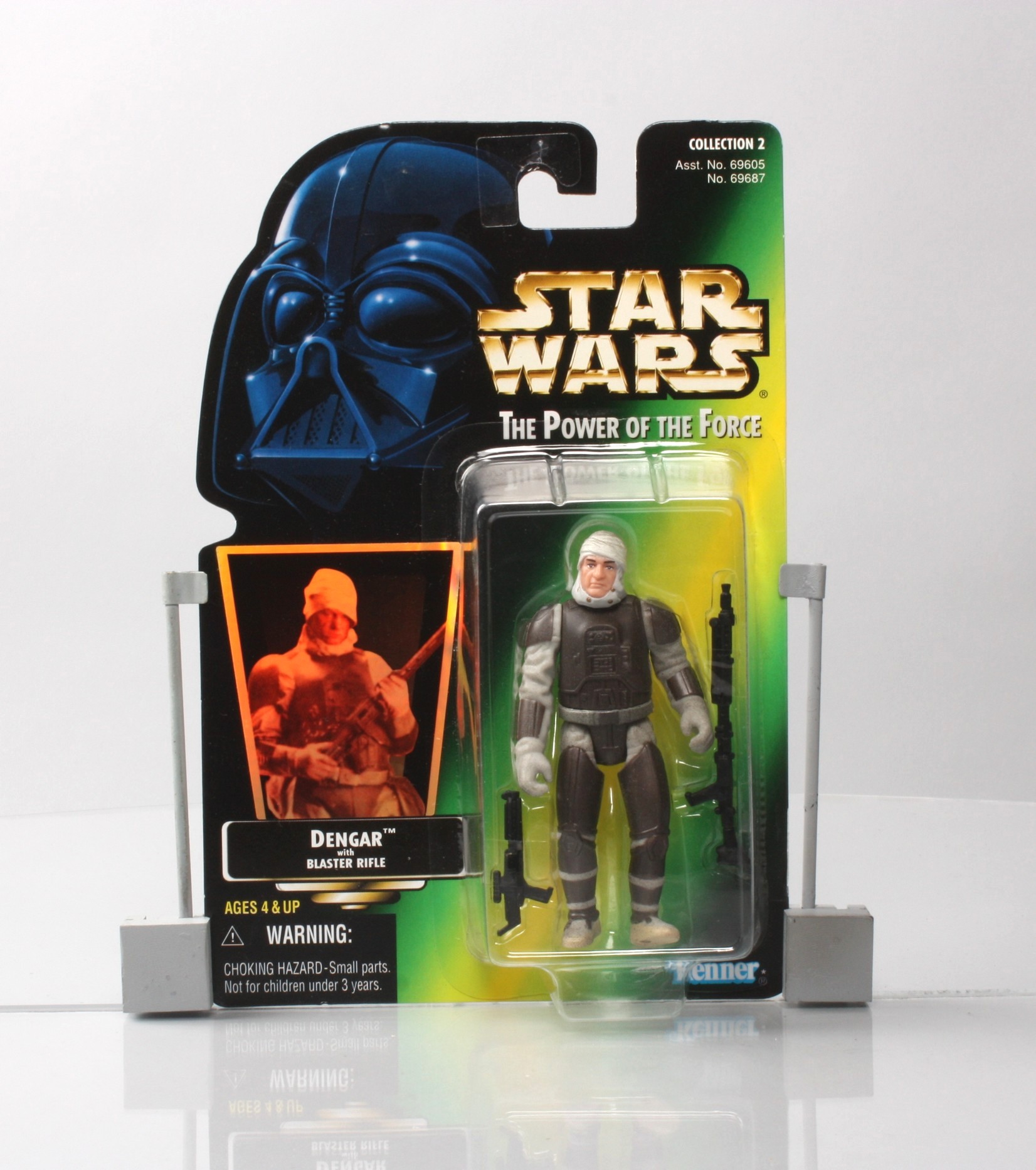 Dengar “Blaster Rifle w/Hologram!” #.00 (Star Wars “The POTF” Kenner ...