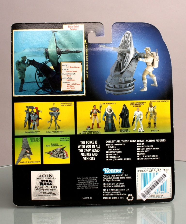 Hoth Rebel Soldier Deluxe “w/Anti-Vehicle Laser Cannon!” (Star Wars ...