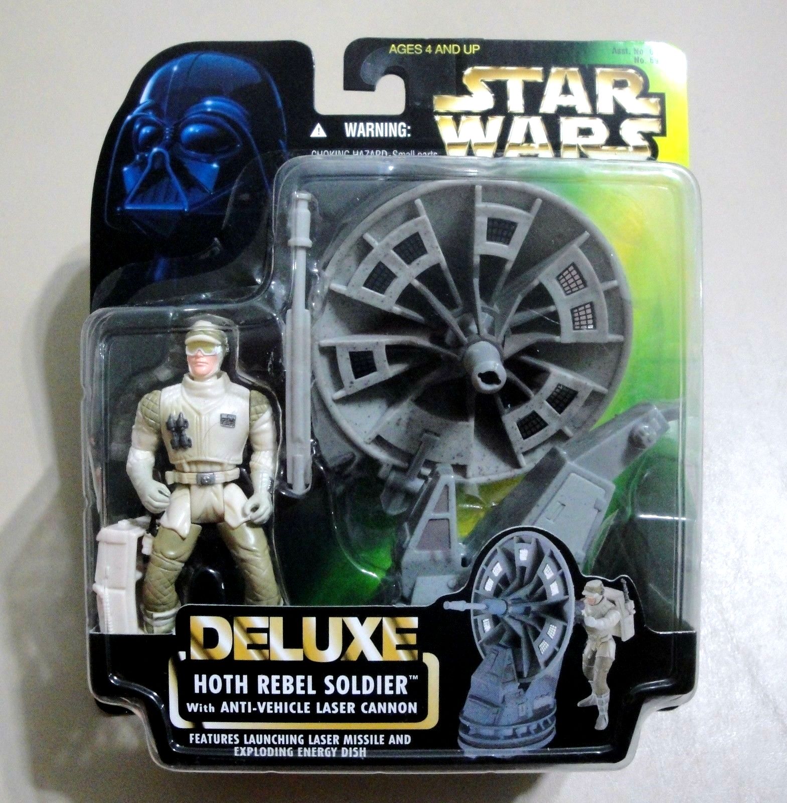 Hoth Rebel Soldier Deluxe “w/Anti-Vehicle Laser Cannon!” (Star Wars ...