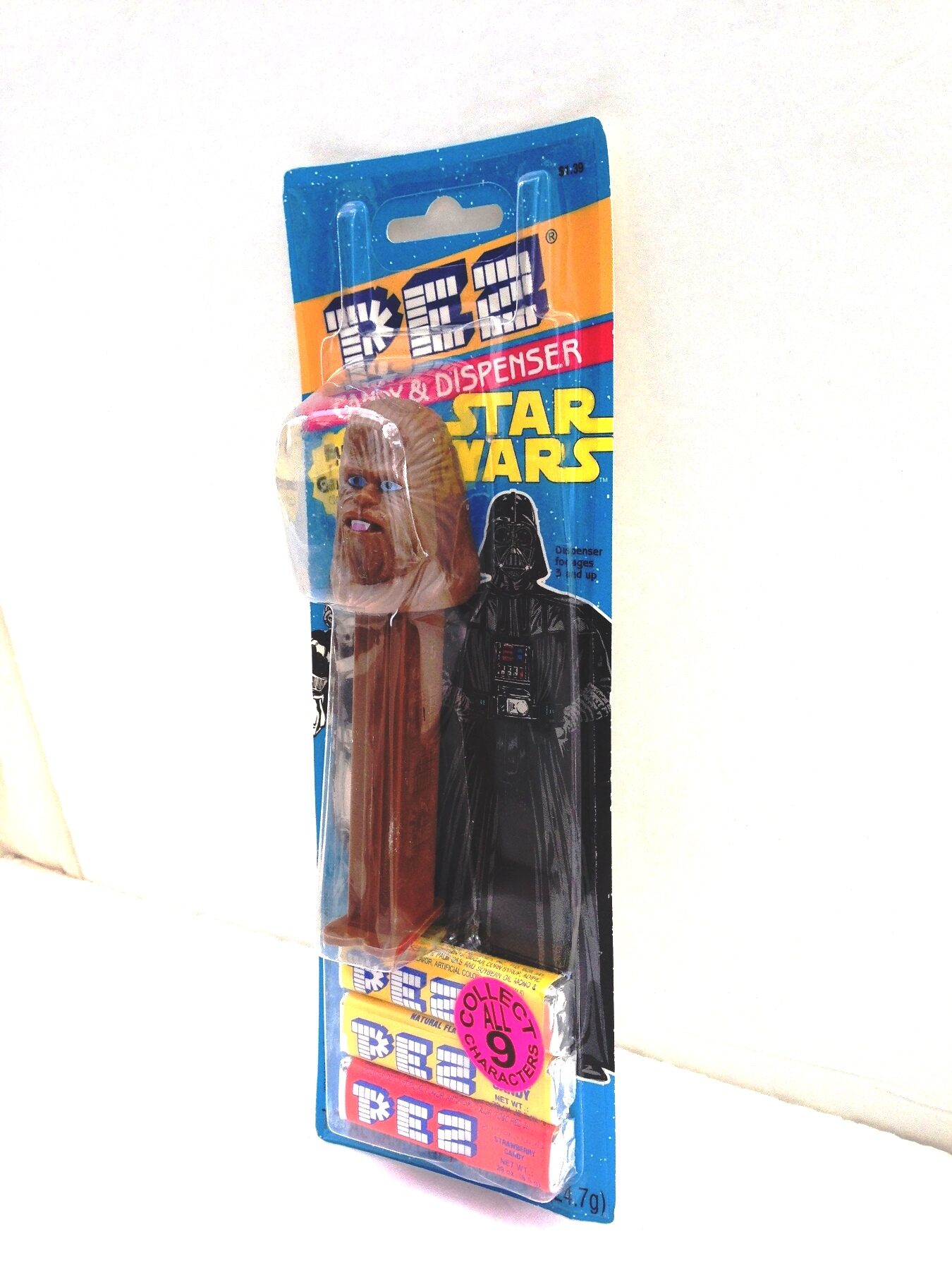 Chewbacca “Pez Dispenser w/candy!” (Star Wars POTF “Pez Candy Inc ...
